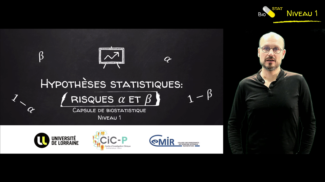 Vidéothèque de l'UL - Hypothèses Statistiques - Le Risque Alpha Et…