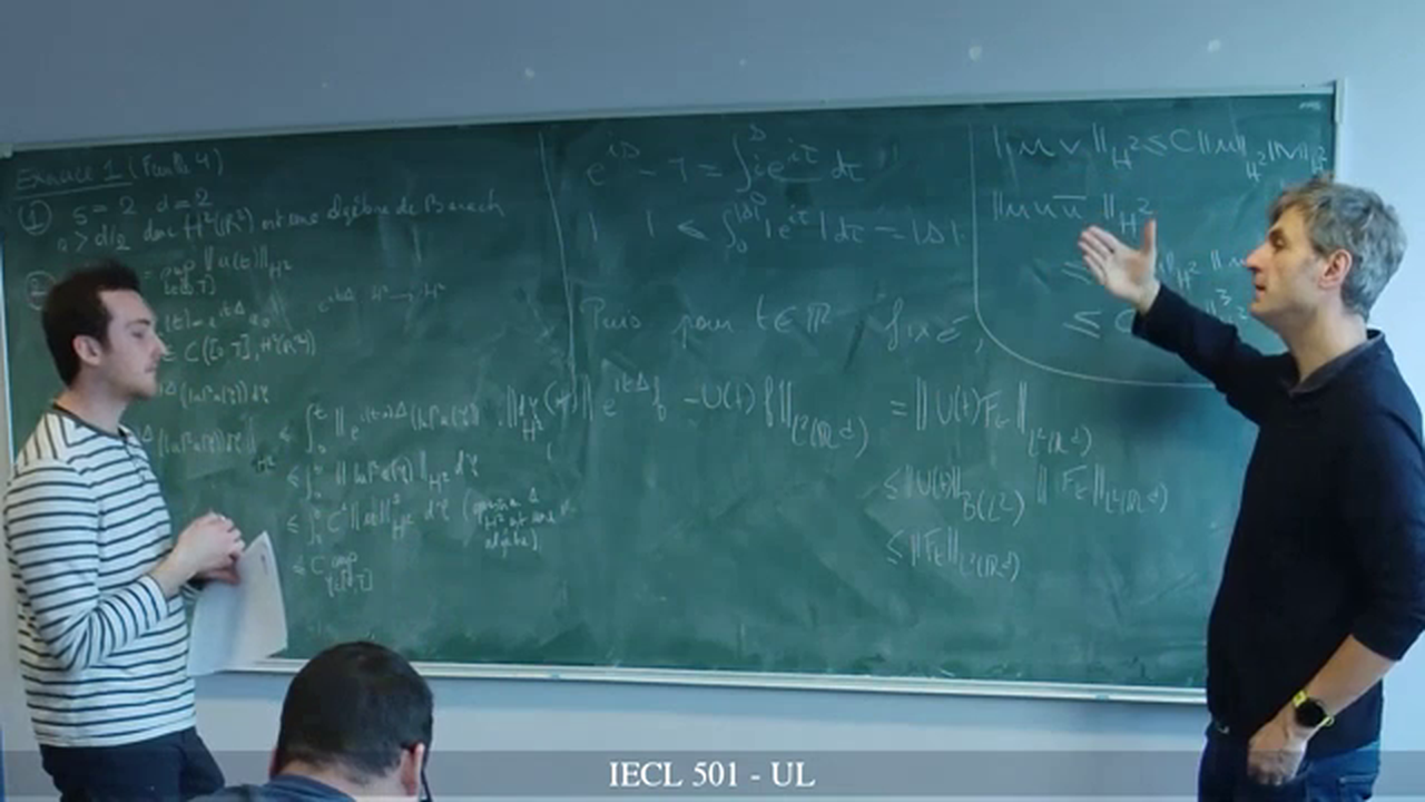 Vidéothèque de l'UL - Semi- Groupes Et Edp Dispersives 18-12-2025