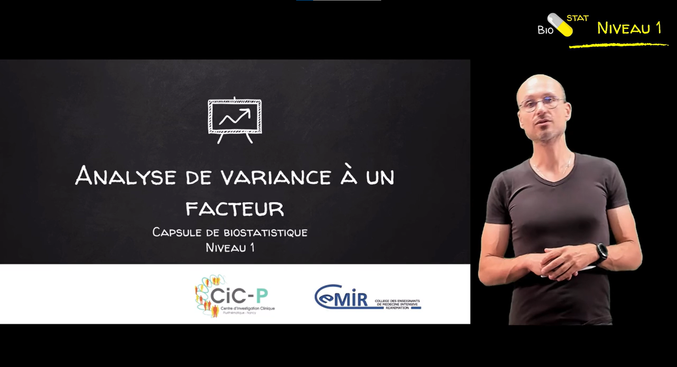 Vidéothèque de l'UL - Analyse De Variance À Un Facteur