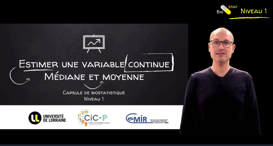 Vidéothèque de l'UL - Estimer Une Variable Continue, La Médiane Ou…