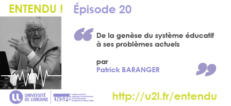 Vidéothèque de l'UL - Patrick Baranger : De La Genèse Du Système É…
