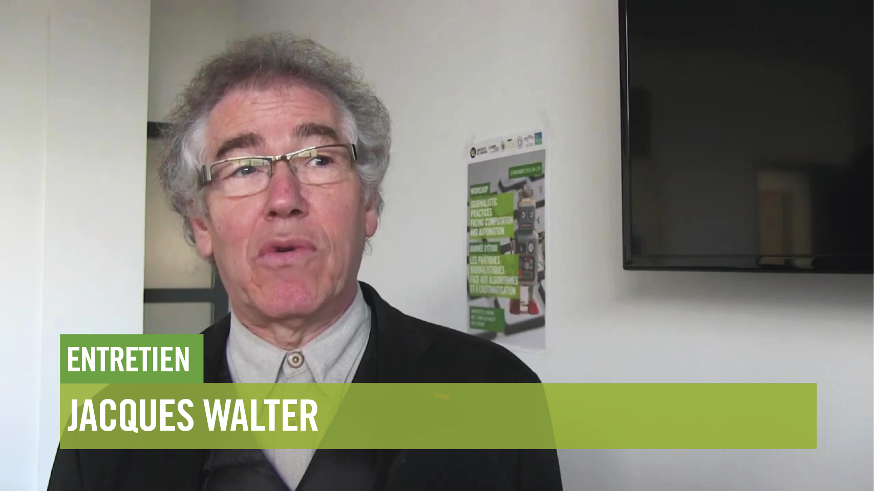 Vidéothèque de l'UL - [Entretien Avec Jacques Walter] Ia Et Algori…
