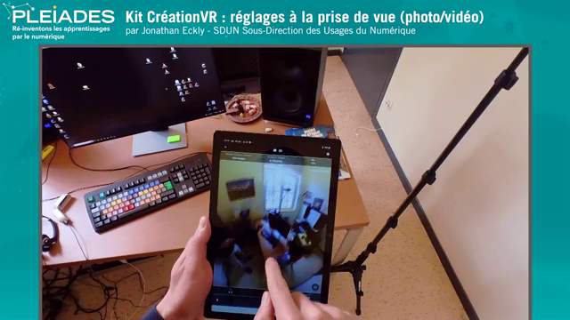Vidéothèque de l'UL - PLEIADES - Tuto - Kit Créationvr : Réglages À La Prise